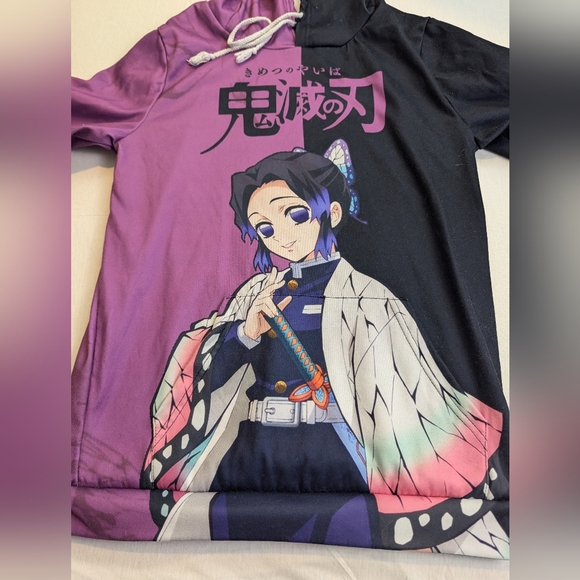 Demon Slayer | Tops | Demon Slayer Shinobu Kocho Anime Purple And Black ...